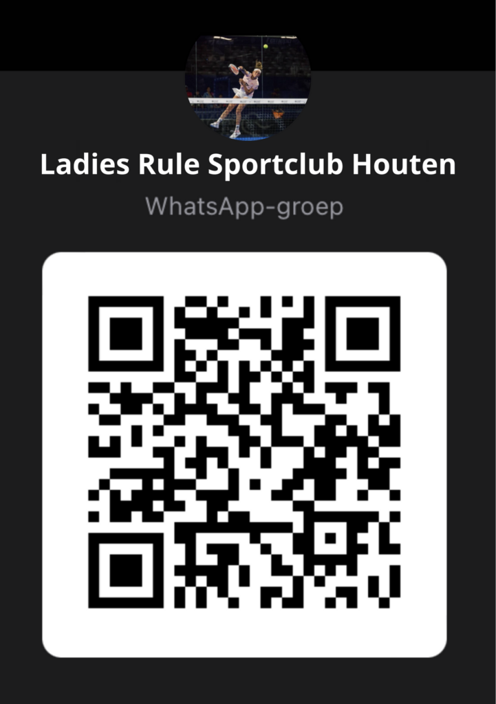 QR code groepsapp padel - Sportclub Houten